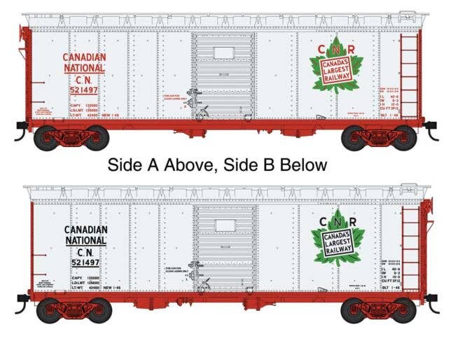 Bowser - 40' Single-Door Steel Boxcar - Ready to Run - Canadian ...