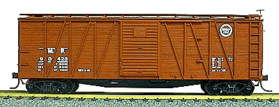 Accurail - 40' Single-Sheathed Wood Boxcar w/Steel Doors & Ends - Kit ...