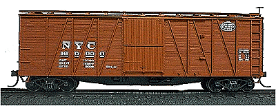 Accurail - 40' Single-Sheathed Wood Boxcar w/Wood Doors & Steel Ends ...