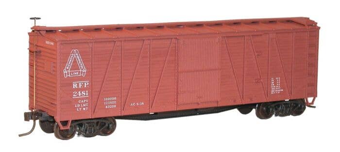 Accurail - 40' Single-Sheathed Wood Boxcar w/Wood Doors & Steel Ends ...