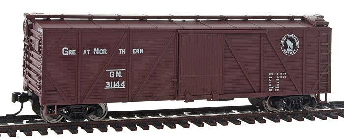 Walthers - 40' Single Sheathed Boxcar w/Flat Roof, Dreadnaught Ends ...