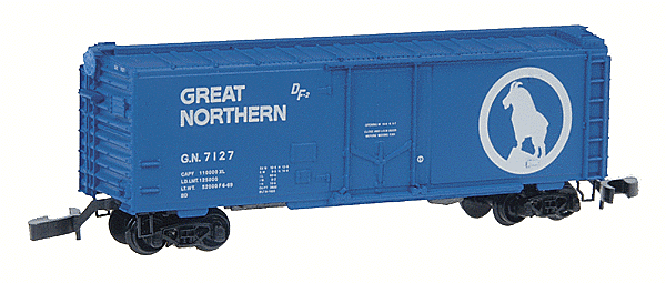 MicroTrain - 40' Standard Boxcar, Plug Door-Marklin Coupler - Great ...
