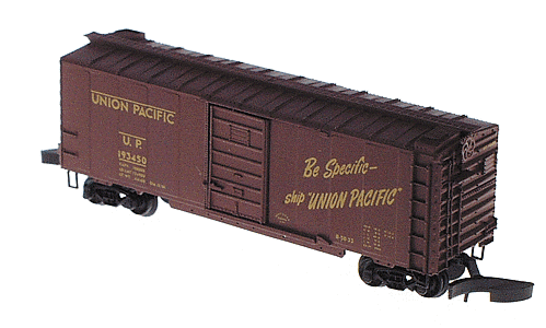 MicroTrain - 40' Standard Single-Door Boxcar (Marklin Coupler) - Union ...