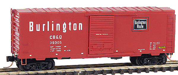 MicroTrain - 40' Standard Single Door Boxcar w/Full Ladders, No ...