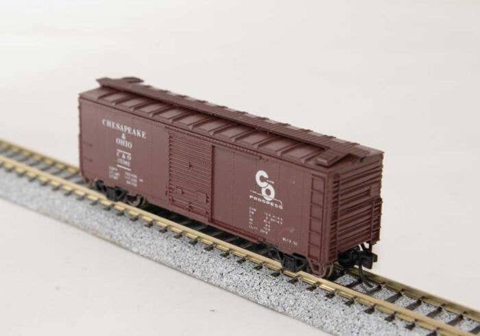 Con-Cor - 40' Steel Boxcar - Ready to Run - Chesapeake & Ohio (Boxcar ...