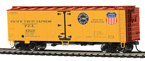 MTH - 40' Steel Ice Reefer - Ready-2-Rail(TM) - Pacific Fruit Express ...