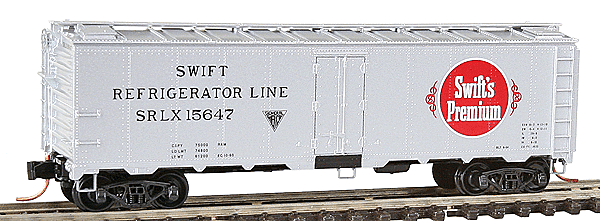 MicroTrain - 40' Steel Ice Reefer - Ready to Run - Swift Refrigerator ...
