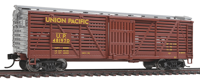 Walthers - 40' Stock Car w/Dreadnaught Ends - Ready to Run - Union ...