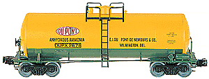 Qual Craft - 40' Tank Car 2-Rail - DuPont - 610-1210