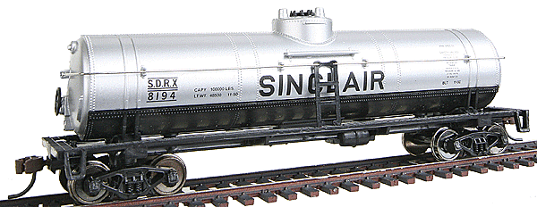 Walthers - 40' Tank Car - Ready to Run - Sinclair Oil - 931-1611