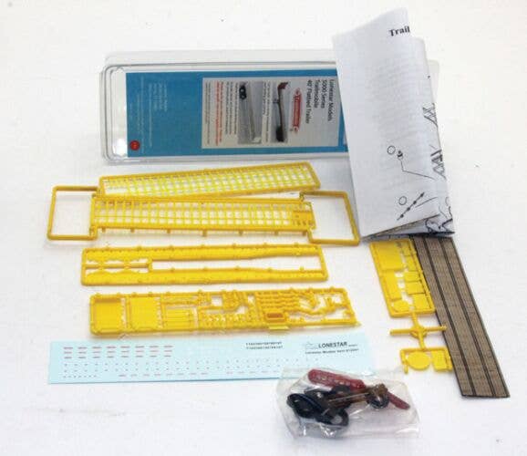 Lonestar - 40' Trailmobile Flatbed Trailer - Construction Yellow - 437-5010