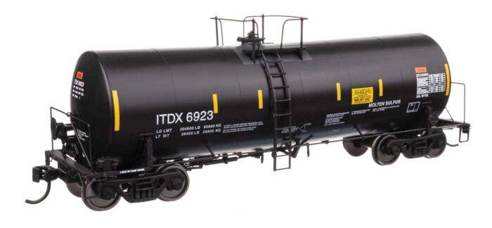 Walthers - 40' Trinity 14,000-Gallon Molten Sulfur Tank Car - Ready to ...