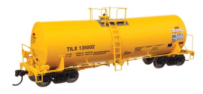 Walthers - 40' Trinity 14,000-Gallon Molten Sulfur Tank Car - Ready to ...