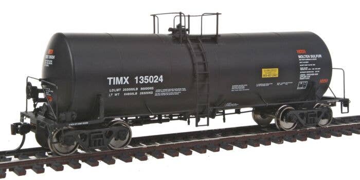 Walthers - 40' Trinity 14,000 Gallon Molten Sulfur Tank Car - Ready to Run - Trinity Industries ...