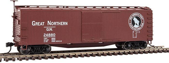 Walthers - 40' USRA Wood Boxcar - Ready To Run - Great Northern #24880 ...