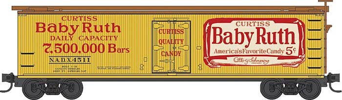MicroTrain - 40' Wood-Sheathed Ice Reefer - Ready to Run - Baby Ruth ...