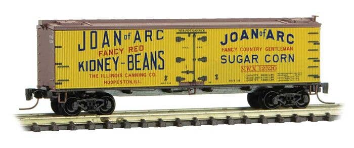 MicroTrain - 40' Wood-Sheathed Ice Reefer - Ready to Run - Joan of Arc ...