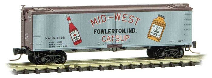 MicroTrain - 40' Wood-Sheathed Ice Reefer - Ready to Run - Mid-West ...