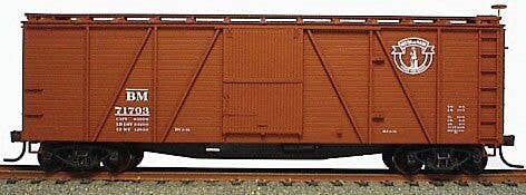 Accurail - 40' Wood 7-Panel Outside-Braced Boxcar w/Wood Doors & Steel ...