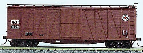 Accurail - 40' Wood 8-Panel Outside-Braced Boxcar w/Wood Doors & Steel ...