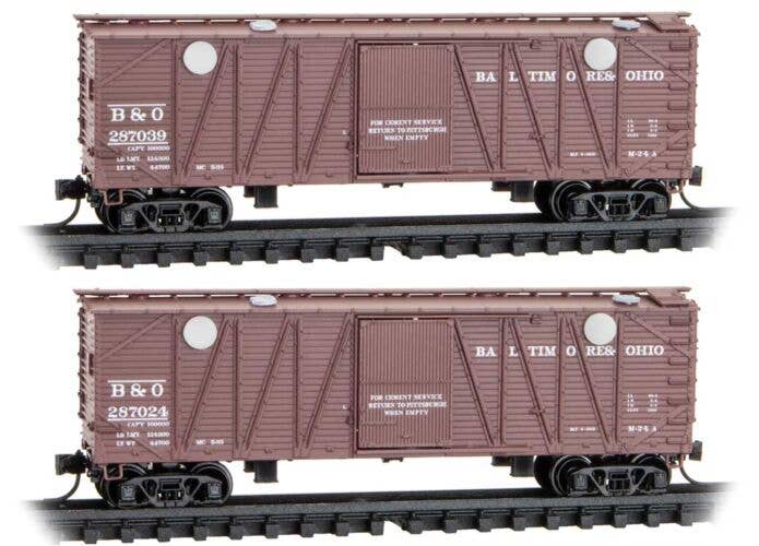 MicroTrain - 40' Wood Boxcar Cement Hopper 2-Pack in Jewel Cases ...