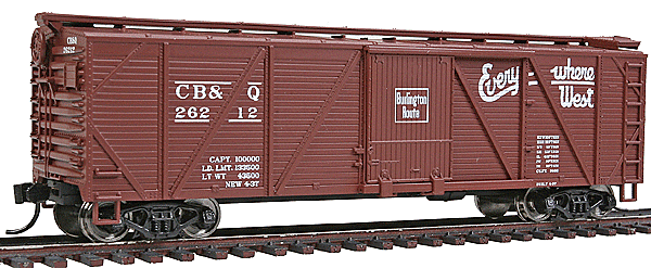 Walthers - 40' Wood Boxcar w/Dreadnaught Ends & Grain Doors - Ready to ...