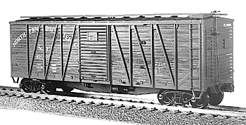 Accurail - 40' Wood Outside Braced Boxcar w/Wood Door & Steel Ends ...