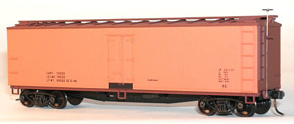Accurail - 40' Wood Reefer - Plastic Kit - Data Only w/Orange Sides ...