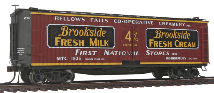 Atlas - 40' Wood Reefer - Ready to Run - Master - Brookside Creamery ...