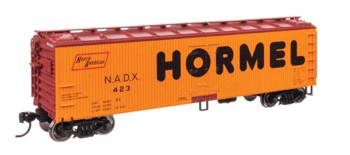 Walthers - 40' Wood Reefer with Steel ends - Ready to Run - Hormel NADX ...