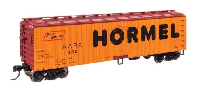 Walthers - 40' Wood Reefer with Steel ends - Ready to Run - Hormel NADX ...