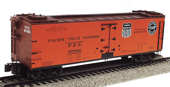 S Helper - 40' Wooden Billboard Reefer - Pacific Fruit Express #2 ...