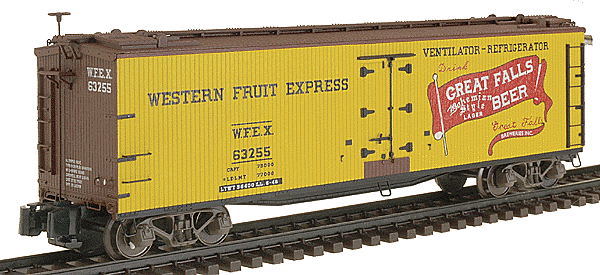 S Helper - 40' Wooden Billboard Reefer - WFEX - Great Falls Beer #63255 ...
