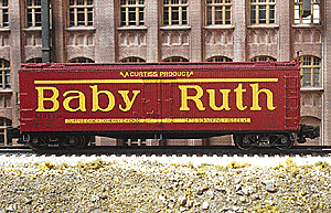 S Helper - 40' Wooden Billboard Reefer - Baby Ruth #1 - 641-570