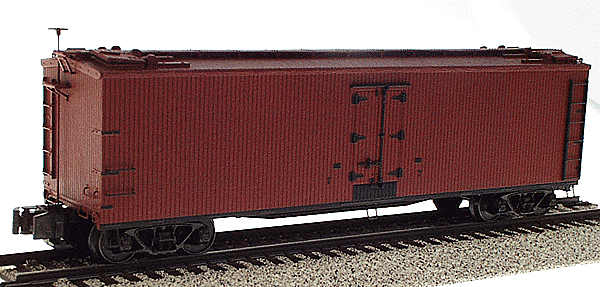 S Helper - 40' Wooden Billboard Reefer - Unlettered (Boxcar Red) - 641-717