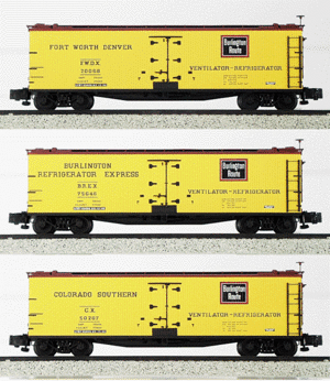 S Helper - 40' Wooden Reefer 3-Car Set - Burlington Refrigerator ...