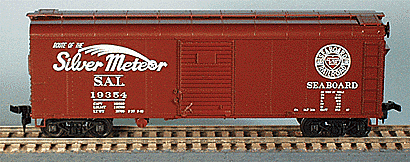 Bowser - 40' X-31a Round Roof Single-Door Steel Boxcar - Seaboard Air ...