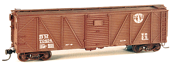 Funaro - 40' XM-1 Single Sheathed Boxcar - Boston & Maine w/Flat ...