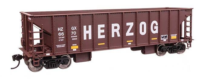 Walthers - 41' Ballast Hopper - Ready to Run - Herzog #6670 - 910-57021