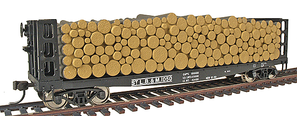 Atlas - 42' Pulpwood Flatcar - Assembled - St. Louis, Brownsville ...