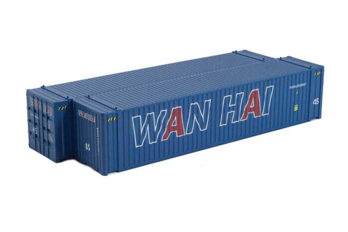Con-Cor - 45' Corrugated Euro Container 2-Pack - Ready to Run - Wan Hai ...