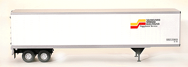 Atlas O - 45' Pines Trailer - Seaboard System (white, black lettering ...