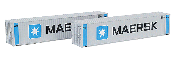 Deluxe - 45' Wrinkle-Side Container 2-Pack - Maersk - 238-6090