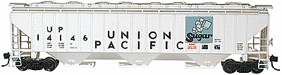 Intermount - 4750 Cubic Foot 3-Bay 18 Rib Covered Hopper - Union ...