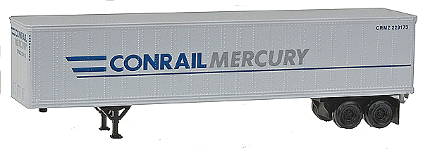MicroTrain - 48' Trailer - Assembled - Conrail-Mercury (white, silver ...