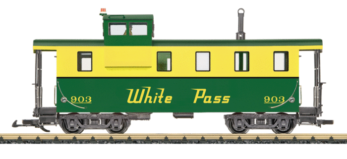 LGB - 5-Window Steel Cupola Caboose w/Interior Light - Ready to Run ...