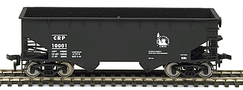 Atlas - 50-Ton 2-Bay Offset Side Open Hopper - CNJ - Central Railroad ...