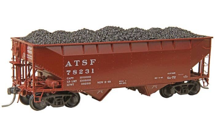 Kadee - 50-Ton AAR Standard Offset 2-Bay Open Hopper with Coal Load ...