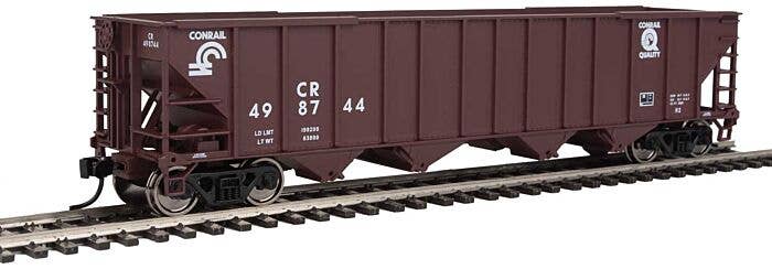 Walthers - 50' 100-Ton 4-Bay Hopper - Ready to Run - Conrail #498744 ...