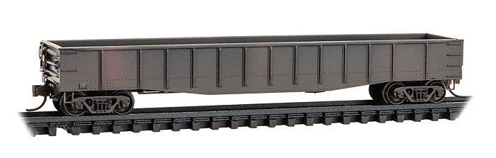 MicroTrain - 50' 15-Panel Fixed-End Gondola - Ready to Run - Painted, Unlettered (Weathered ...